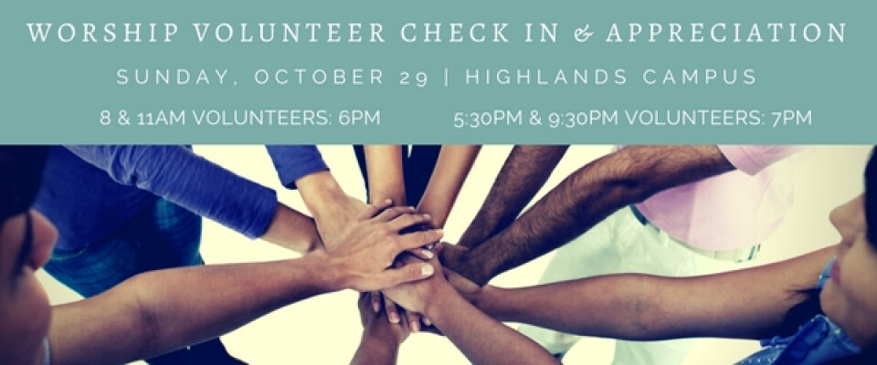 Worship Volunteer Check-in and Thank You | Bethel Lutheran Church